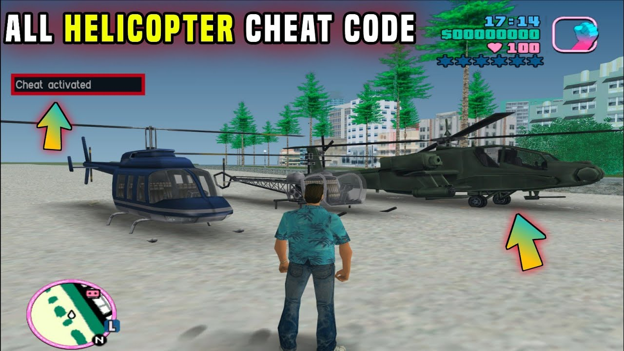 Helicopter Cheat GTA Vice City – Spawn Codes & Easy Guide | GTA Gossip
